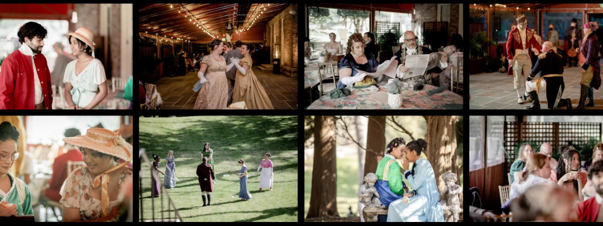 A Night in Endicott - A fully-costumed inclusive alt-history Regency-era immersive event.