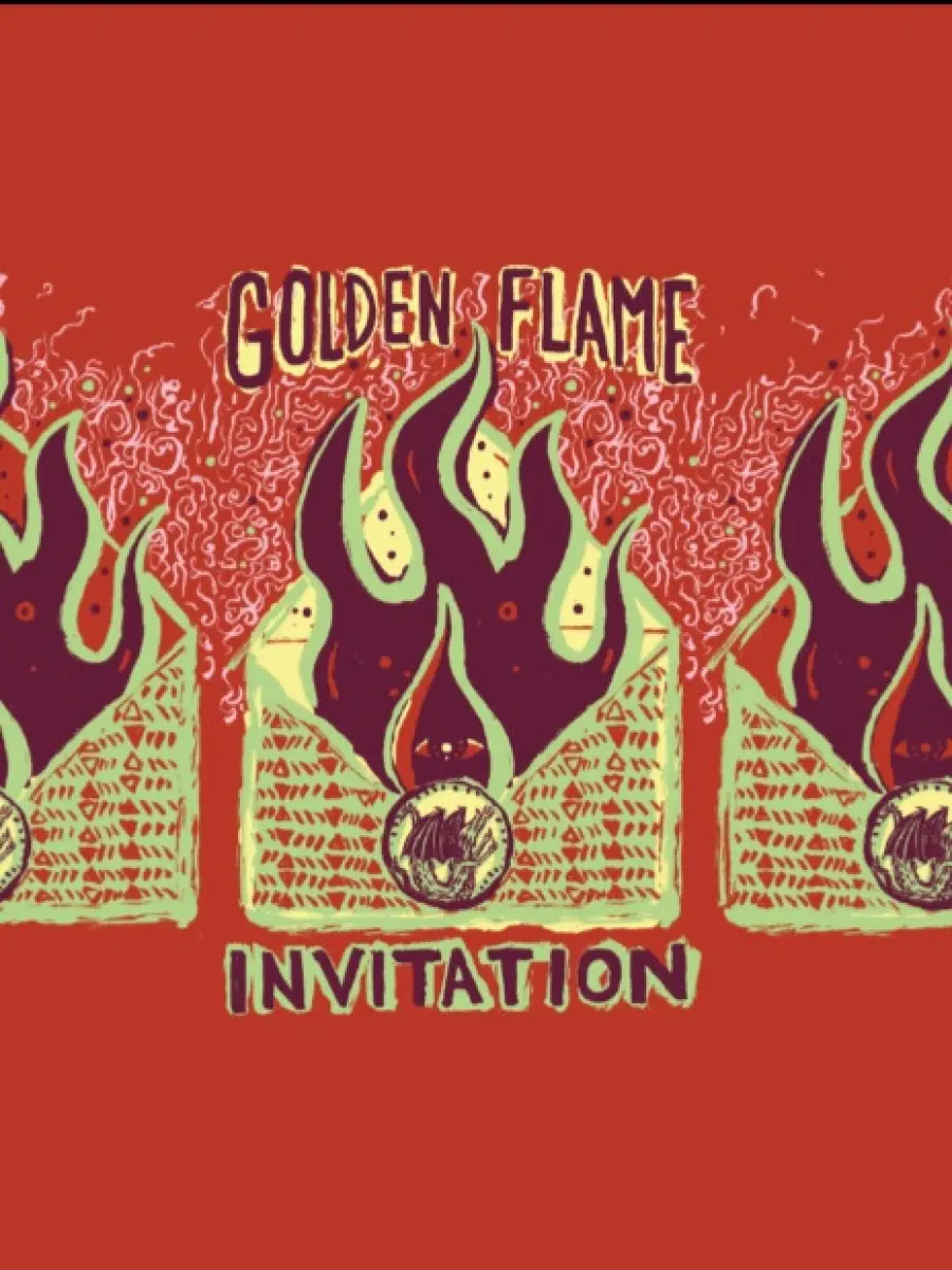 Golden Flame Invitation - By Raymond Bobgan and Cleveland CORE Ensemble