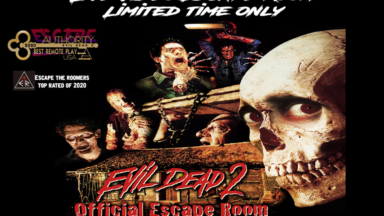 The Officially Licensed Evil Dead 2™ Live remote escape room - You have ...
