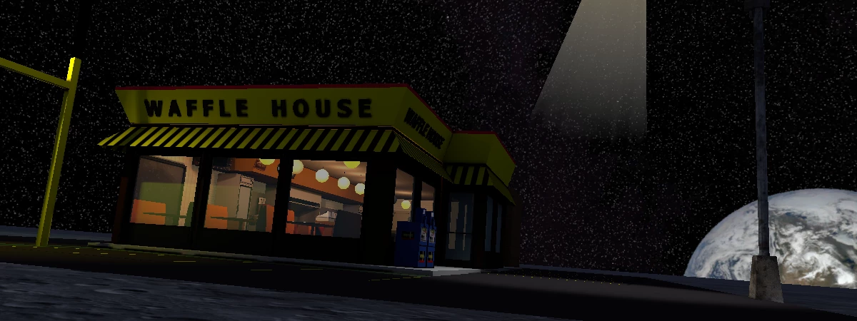 Waffle House on the Moon - Fancy some late night coffee? Launch to the ...